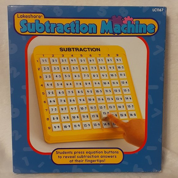 Lakeshore | Toys | Lakeshore Subtraction Machine | Poshmark